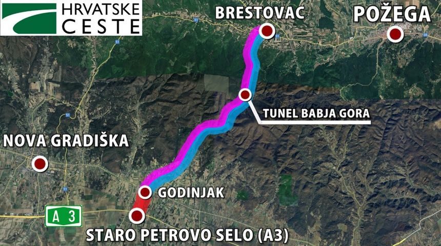 Kreće izgradnja brze ceste od Požege do autoceste, nova cesta spajat će ...
